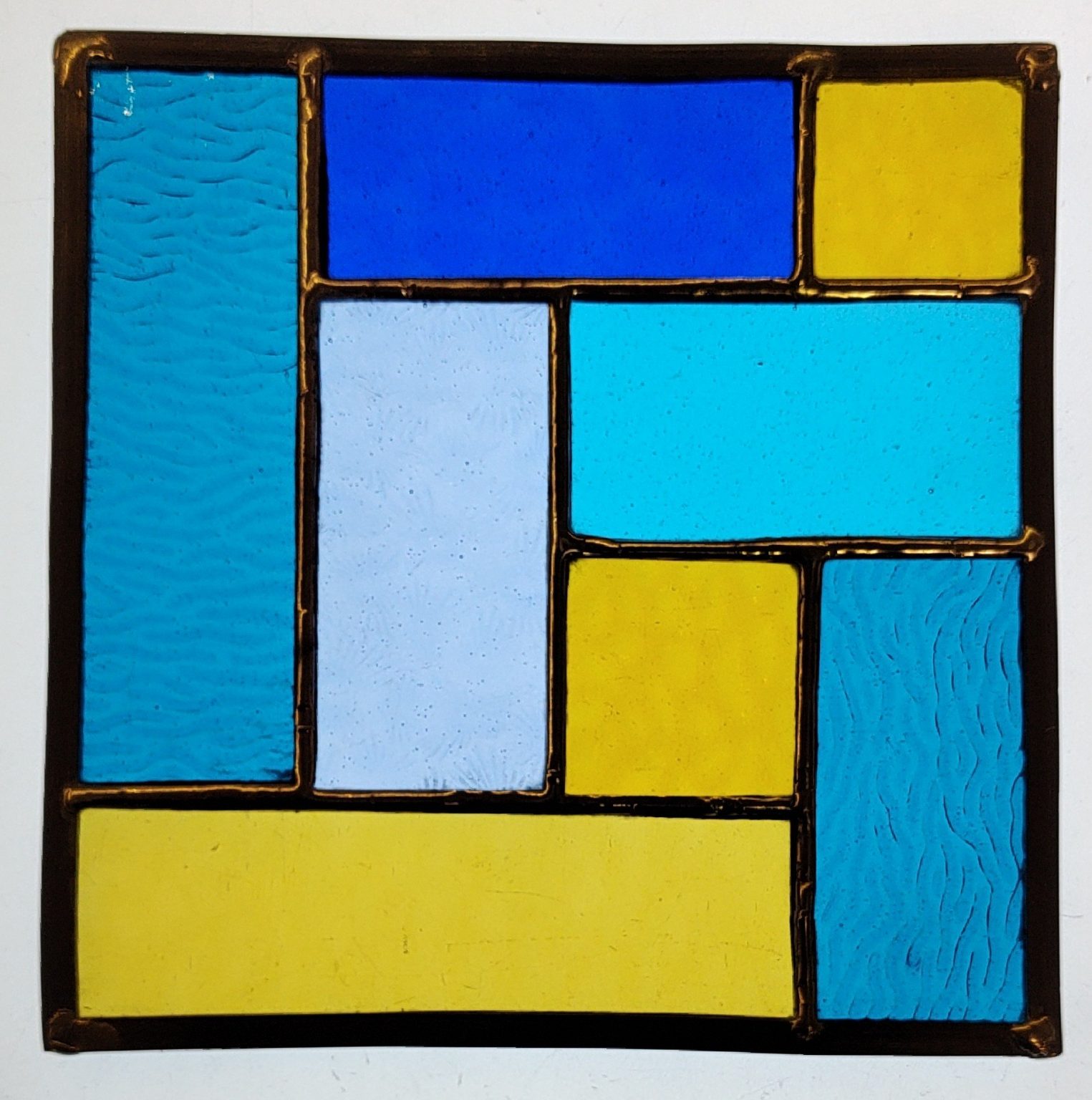 Full Day Class – Colourful Copper Foiled Window – Jo Snowdon Stained Glass